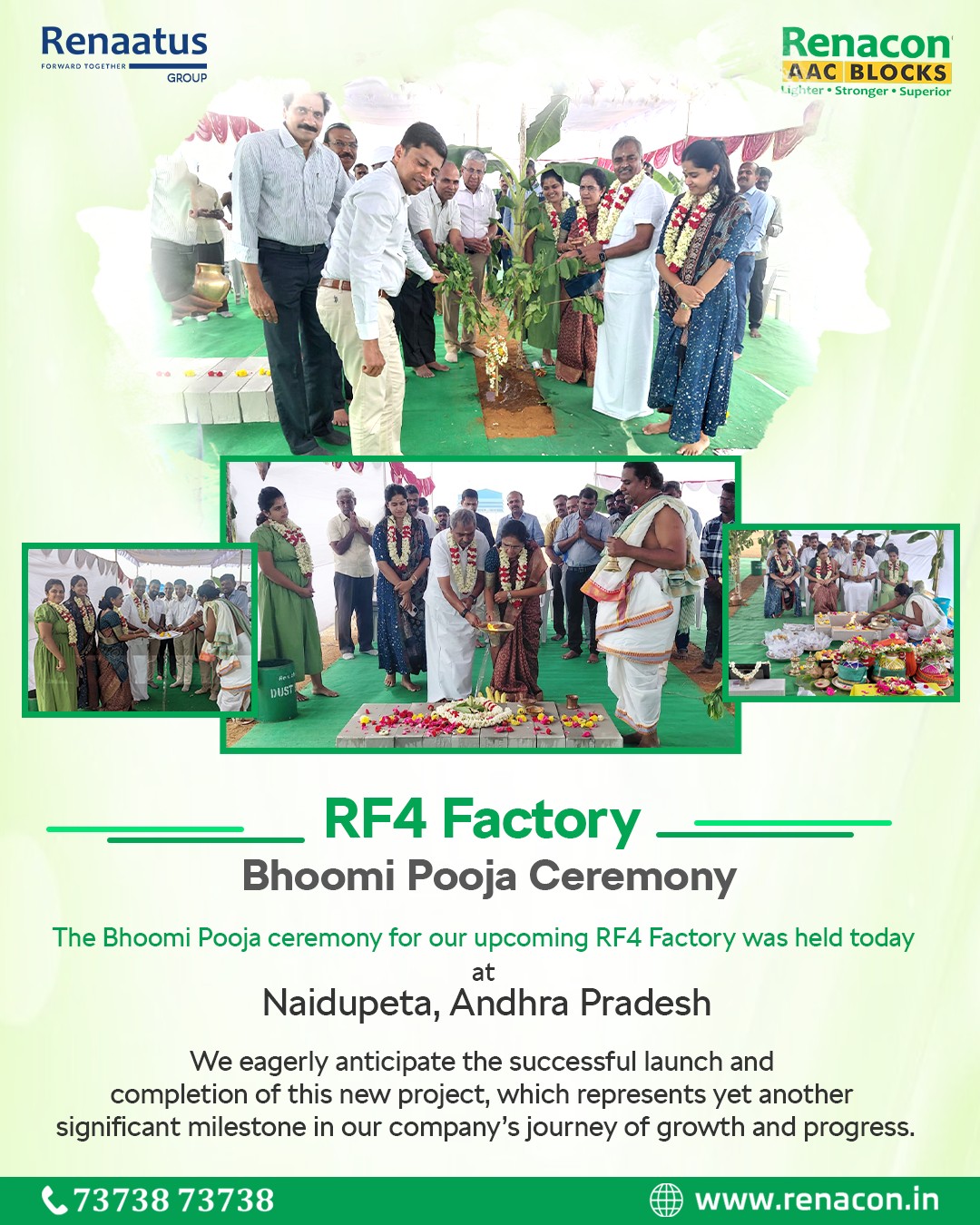 RF4 Factory at Naidupeta Andhra Pradesh – Renacon